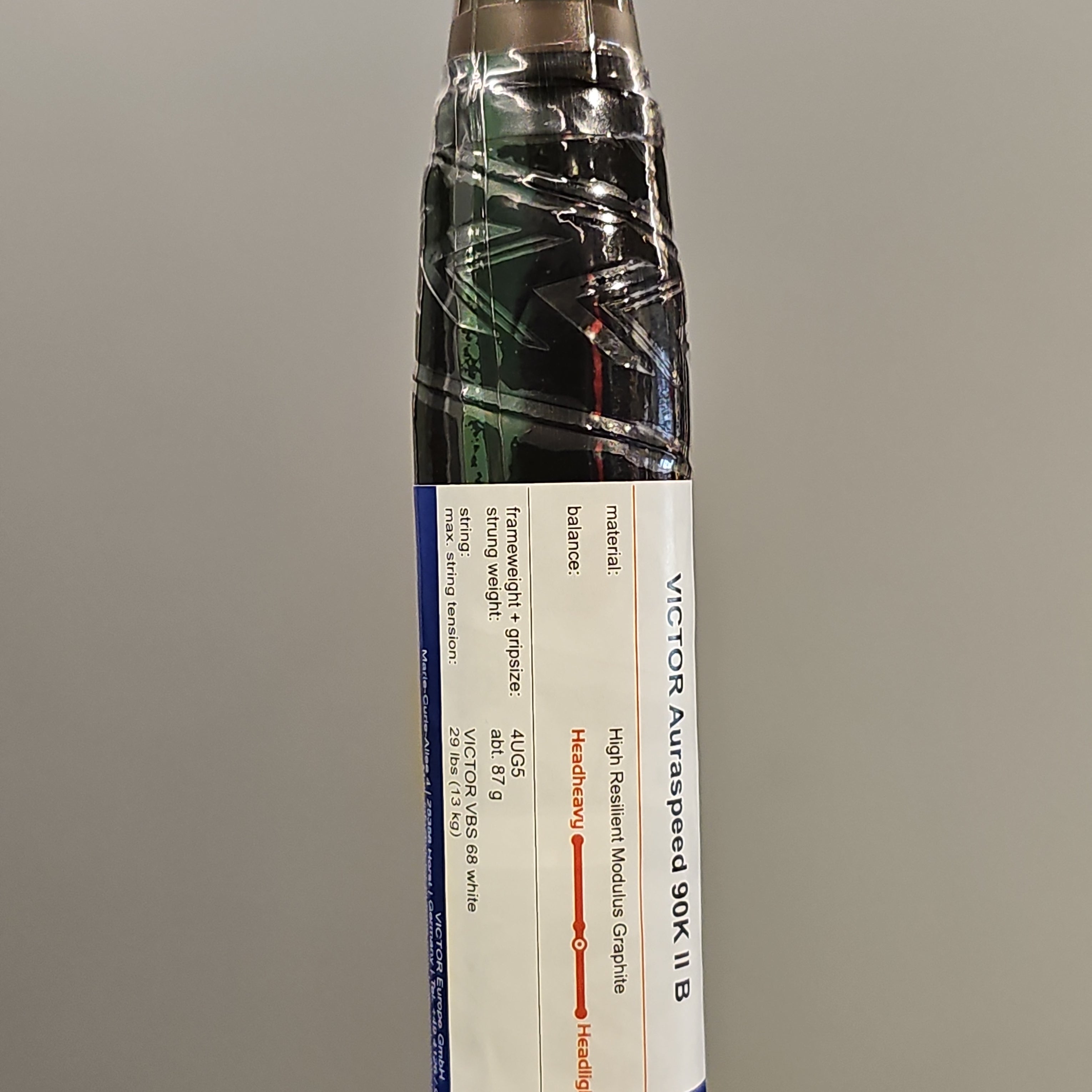 Victor Auraspeed 90K II B Badminton Racket - Free String | badminton ...