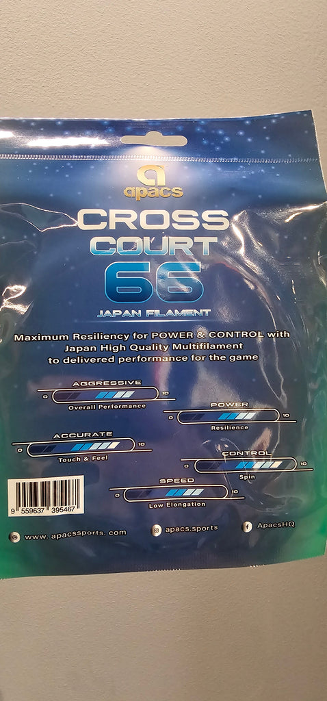 Apacs Cross Court 66 Badminton racket string | badminton racket review