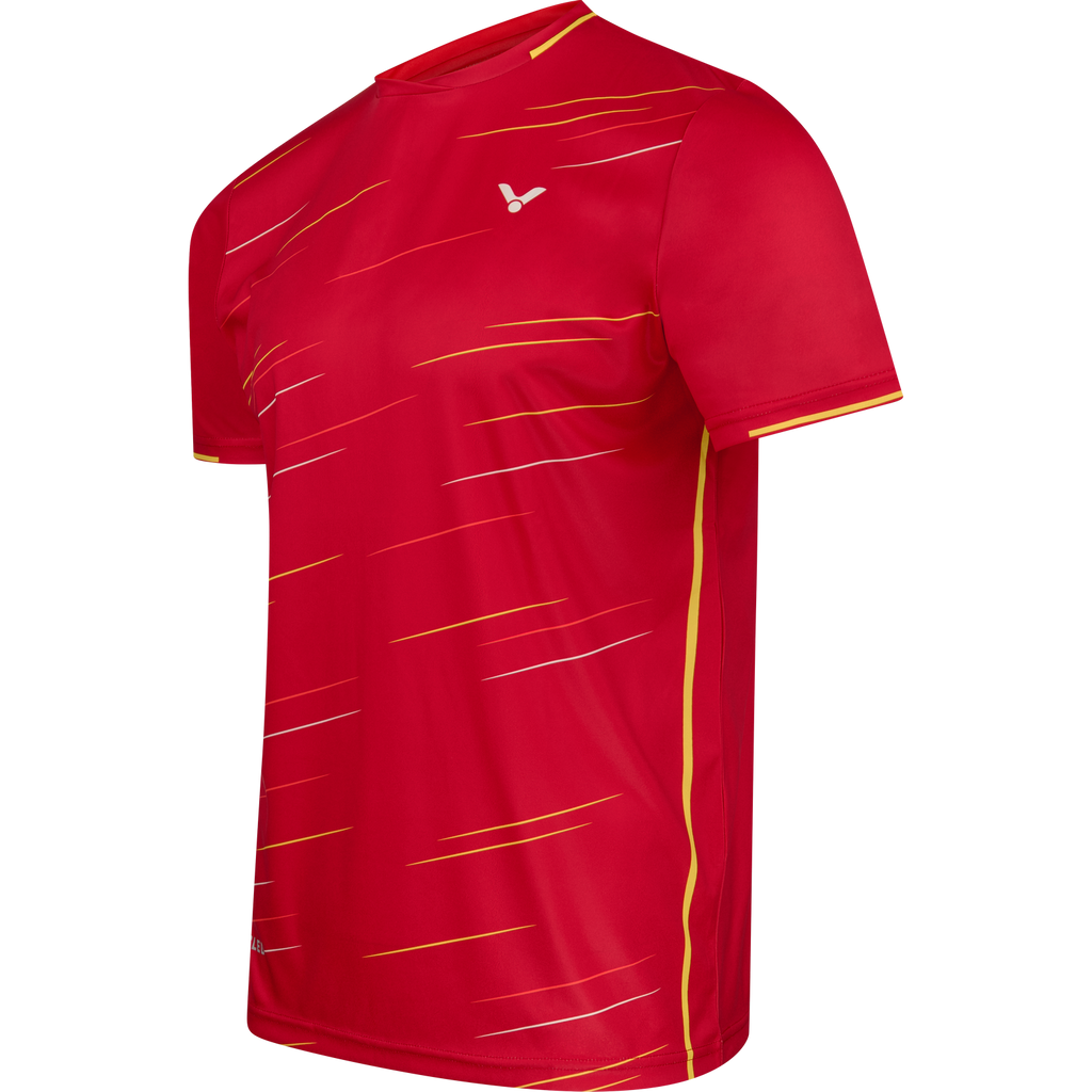 Professional Badminton Victor T-Shirt 23101 D Unisex Red Junior/Adult ...
