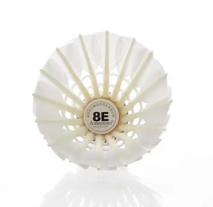 Kawasaki King 8E Goose Feather shuttlecock - Excellent Mid level ...