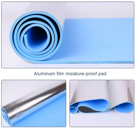 10mm blue thick EVA Yoga Mat moisture-proof Non-Slip | badminton racket ...