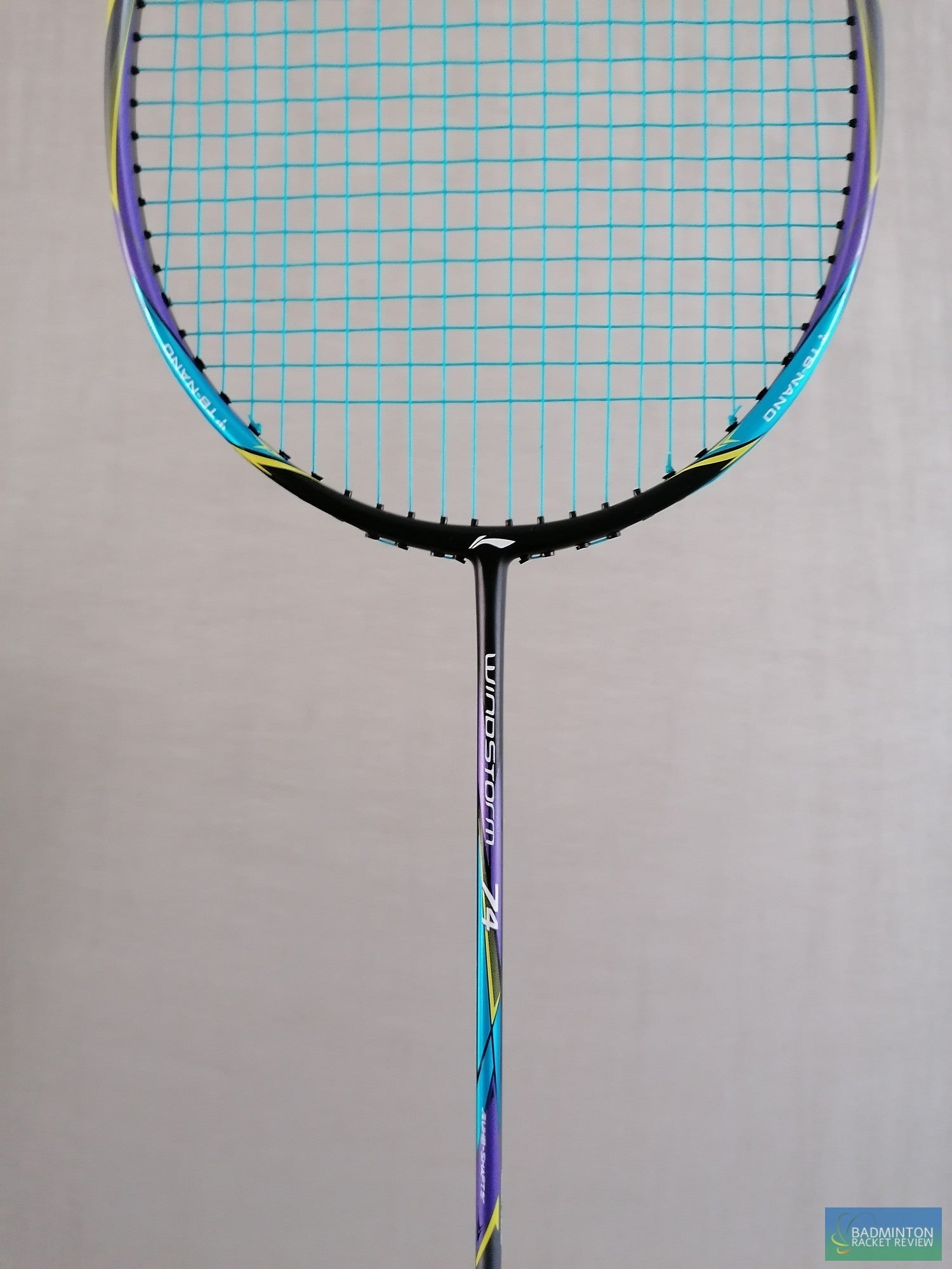 Li-Ning Windstorm 74 badminton racket strung | badminton racket review